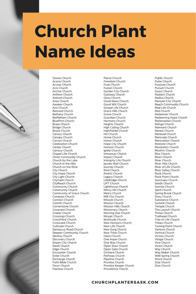 What’s Important When Choosing a Church Name? | 101 Questions Church ...
